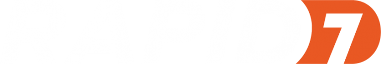 Reboot Communications | rapid7-logo-white-orange - Reboot Communications